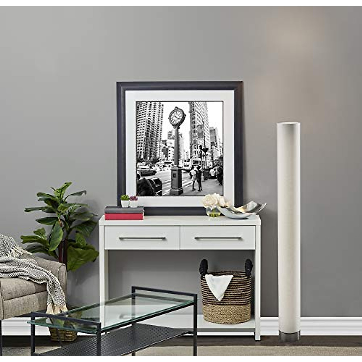 Adesso Smart Home Circadian LED Floorchiere Light with Smart Switch, Works with Alexa, A Certified for Humans Device