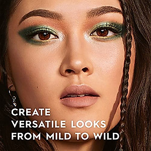URBAN DECAY Naked Wild West Eyeshadow Palette, 12 Desert-Inspired Neutral Shades with Green & Blue - 100% Vegan, Ultra-Blendable, Rich Colors - Set Includes Mirror & Double-Ended Makeup Brush