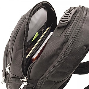 Mercury Luggage Backpack Pro Travel Deluxe Black