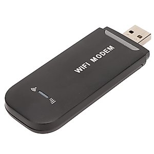 4G USB WiFi Adapter, 4G Mobile WiFi Router Portable Wireless Network Adapter, USB Powered Travel WiFi Hotspot 4G LTE Router, Supports 10 Device Connections