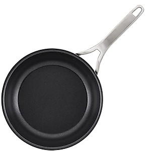 Anolon Allure Hard Anodized Nonstick Cookware Pots and Pans Set, 12 Piece, Dark Gray