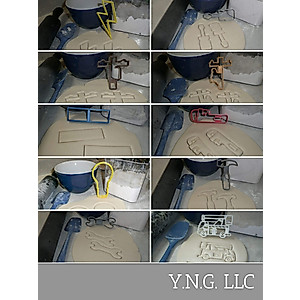 LINEMAN APPRECIATION DAY LINEMEN ELECTRIC WORK SET OF 10 COOKIE CUTTERS MADE IN USA PR1500