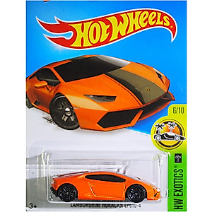 Hot Wheels 2016 HW Exotics Lamborghini Huracan LP610-4 76/250, Orange