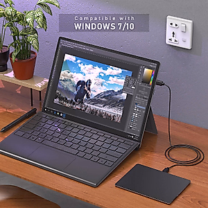 VssoPlor Trackpad, High Precision Touchpad for PC, Ultra Slim Portable Aluminum USB Wired Trackpad Mouse with Multi-Touch Navigation for Windows 7/10 Laptop Notebook Desktop Computer