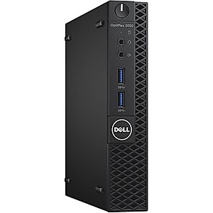 Dell CFC5C OptiPlex 3050 Micro Form Factor Desktop Computer, Intel Core i5-7500T, 8GB DDR4, 256GB Solid State Drive, Windows 10 Pro