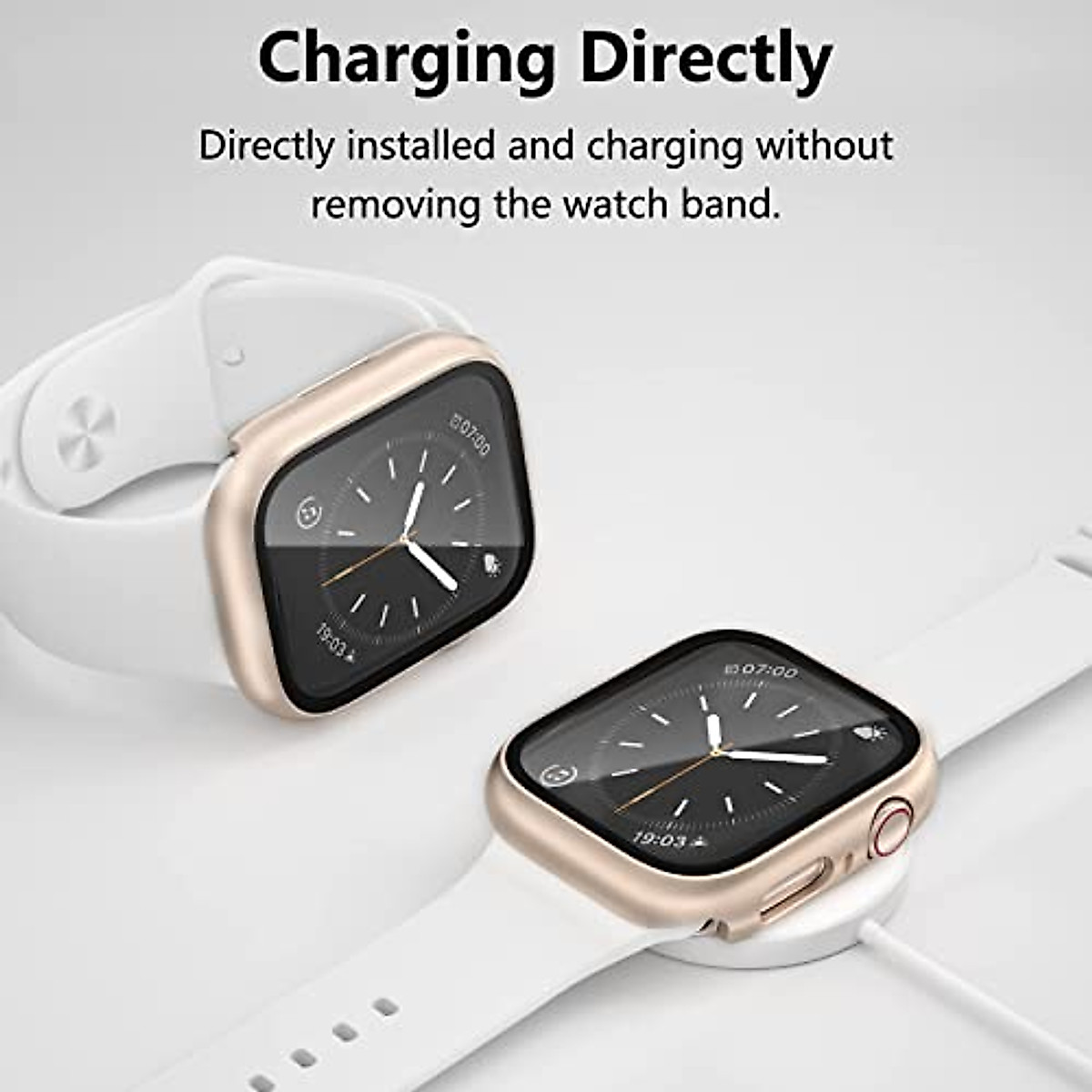 [16 Pack] COMMUTER for Apple Watch SE (2nd Gen)/SE/6/5/4 Screen Protector, (2022 New) Hard PC Ultra-Thin Protective Face Cover Built-in Tempered Glass Film for iWatch SE 2/SE/6/5/4 40mm