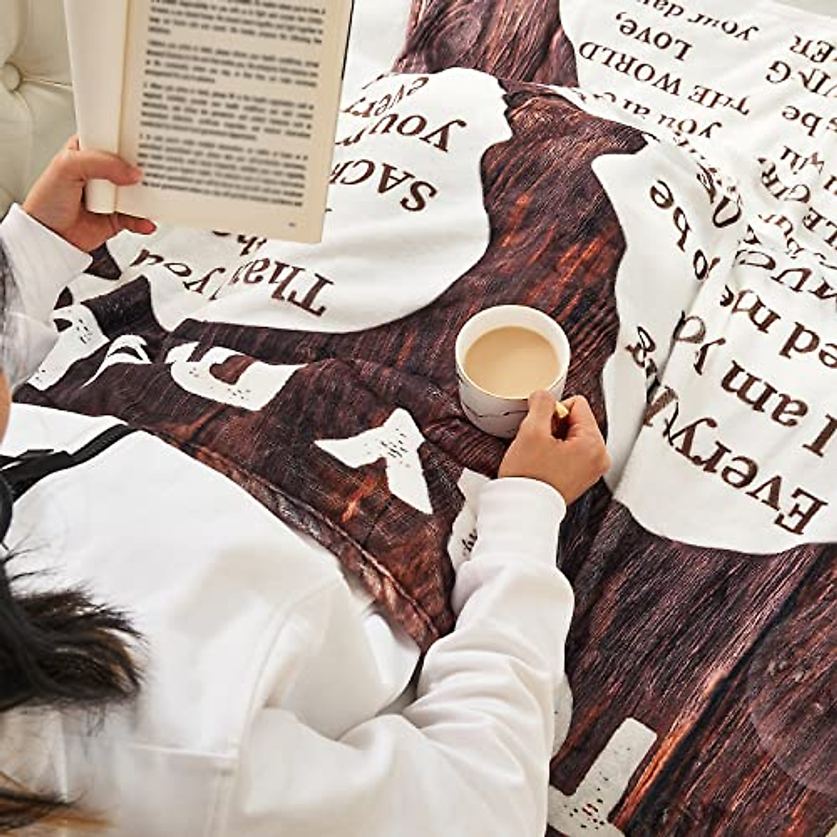 Dad Blanket from Daughter - Fathers Day Dad Gifts from Daughter Dad Happy Birthday Gift Ideas Cool Funny Thanksgiving Christmas Valentines Gifts for Daddy Stepfather Unique Throw Blankets (50x60 inch)