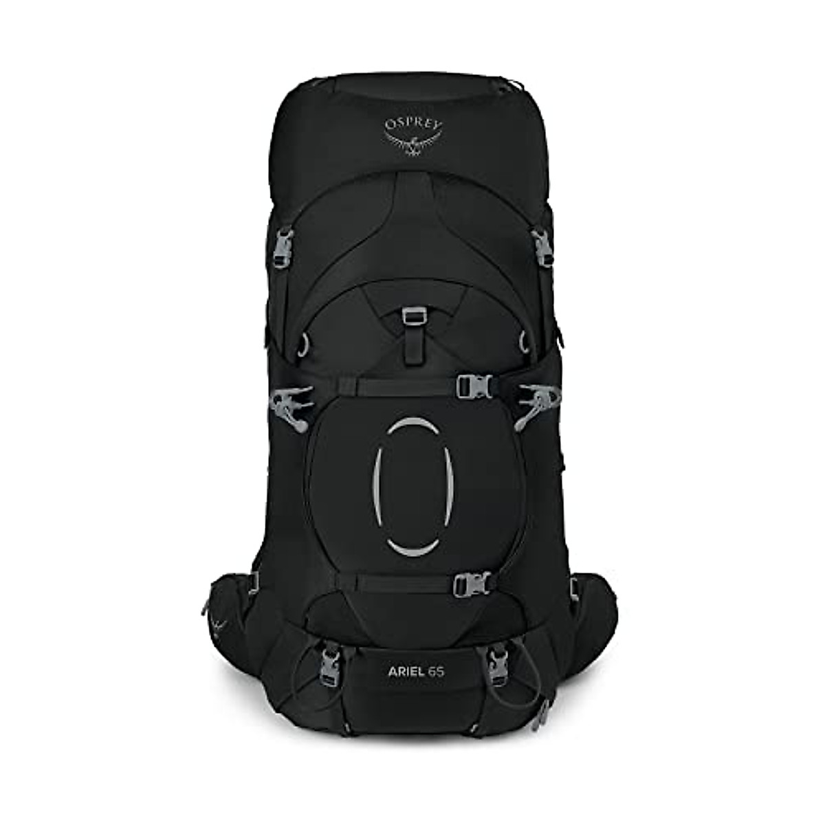 Osprey Ariel 65L Women's Backpacking Backpack, Black, WXS/S, Extended Fit