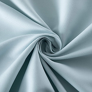 SiinvdaBZX 1800 Thread Count Microfiber Pillowcases Queen Size Set of 4 - Envelope Closure Pillow Cases - Ultra Soft Easy Care (Baby Blue)