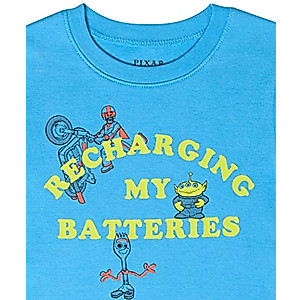 Amazon Essentials Disney | Marvel | Star Wars Toddler Boys' Pajama Set (Previously Spotted Zebra), Pack of 2, Toy Story Friends, 4T