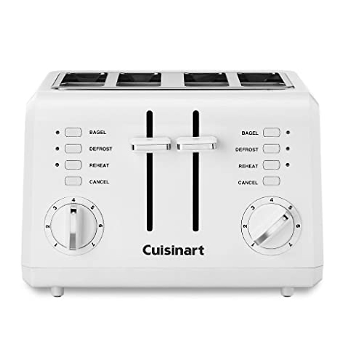 Cuisinart CPT-142P1 4-Slice Compact Plastic Toaster, White