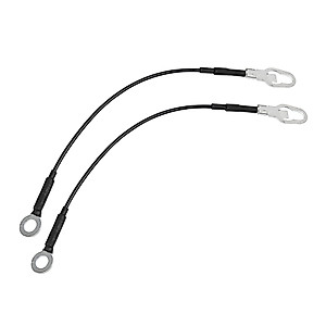 X AUTOHAUX Truck Tailgate Lift Support Cables for Ford for Ranger 1993-2001 2003 2004 2006 2007 2008 2 Pcs