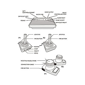 Atari Flashback Gold Console 50th Anniversary Edition, Retro Game Console, Built-in 130 Classic Games, Two Joystick and Paddle Controllers, HDMI, PLUG & PLAY on HD TV