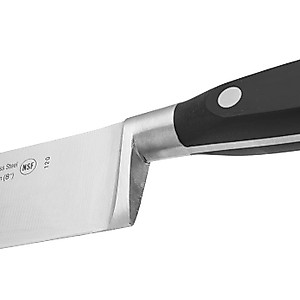 ARCOS Chef Knife 8 Inch Stainless Steel. Professional Cooking Knife for Cutting Fish, Meat and Onion. Ergonomic Polyoxymethylene Handle and 200mm Blade. Series Riviera. Color Black