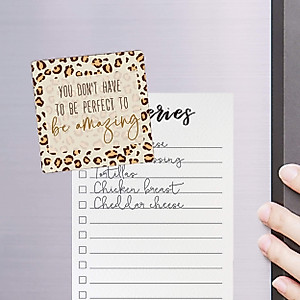 Perfect to Be Amazing Cheetah 2.75 x 2.75 Wood Inspirational Refrigerator Magnet