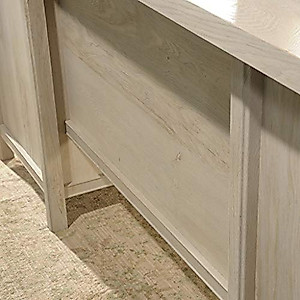 Sauder Costa Executive Desk, L: 65.12" x W: 29.53" x H: 30.0", Chalked Chestnut finish