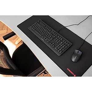Cherry MP 2000 Premium Mousepad XXL. Waterproof for Home Office or Gaming. Large Anti-Slip Desk Mat. Easy Roll Up for Transport. 31x13 in
