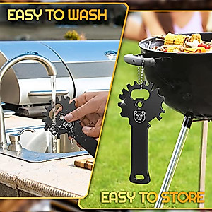 2 Pack BBQ Grill Scraper Gifts for Men - Stocking Stuffers for Men Women Grill Accessories Cleaner Scraper