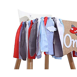 Airplane Birthday Banner for 1St Birthday – First Birthday Decor for Airplane Banner,Airplane Birthday Party for for Photo Booth Props,Best Party Supplies and Gift