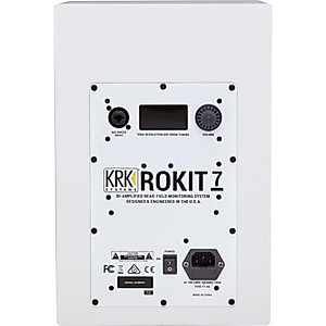 (2) KRK ROKIT RP7 G4 7" Bi-Amped Studio Monitor DSP Speakers White Noise Edition