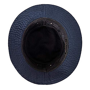VOBOOM Quick Dry Bucket Hats for Men Outdoor Fisherman Sun Caps (Navy, 7 3/4)