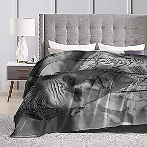 Tom Hardy Soft and Comfortable Warm Fleece Blanket for Sofa, Bed, Office Knee pad,Bed car Camp Beach Blanket Throw Blankets (60"x50")