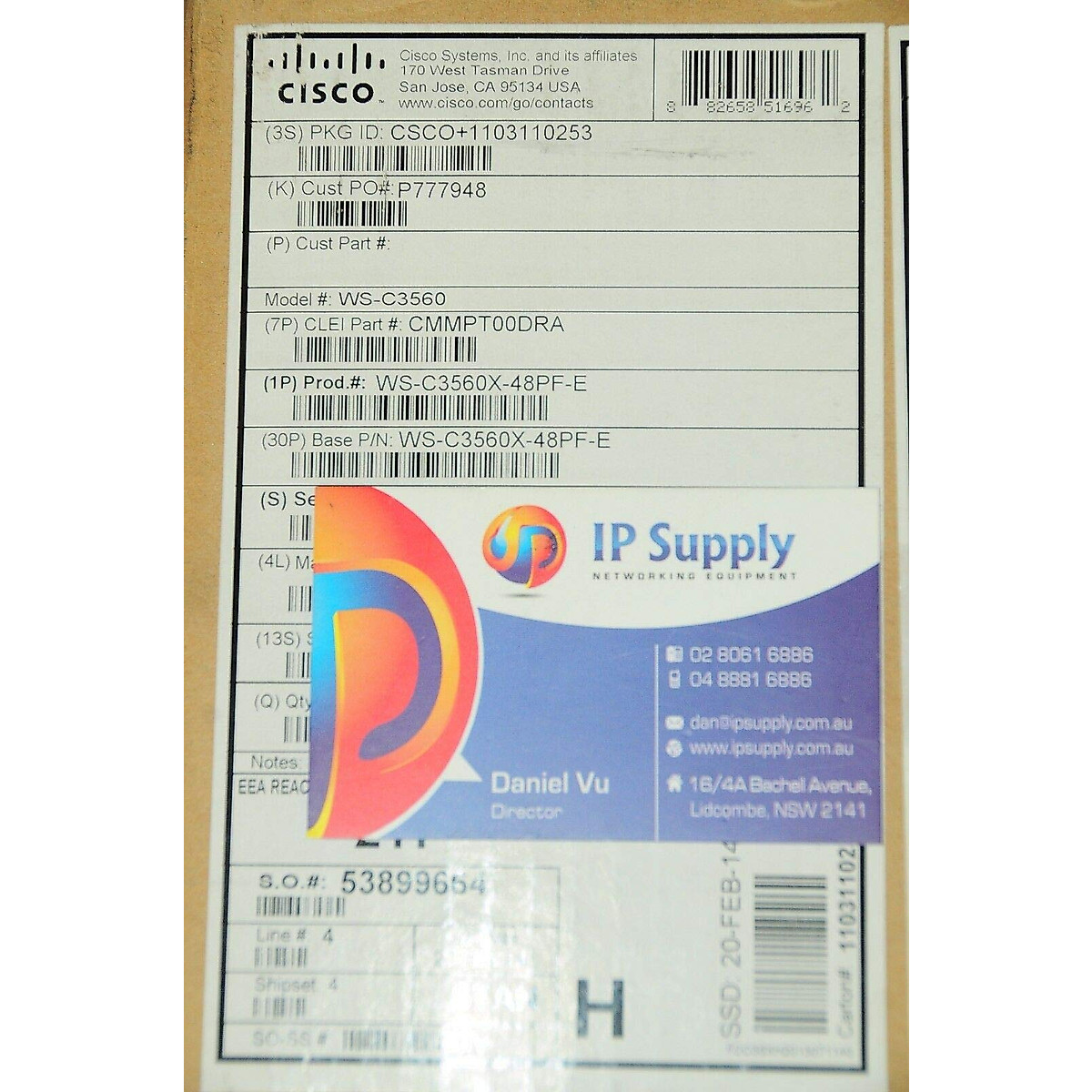 Cisco WS-C3560X-48PF-E Catalyst 3560X-48PF-E - Switch - L3 - managed - 48 x 10/100/1000 (PoE+) - rack-mountable - PoE+