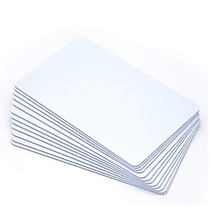 Gialer 100 Pack 1K RFID Smart Intelligent Cards Compatible with Mifare Classic 1K 13.56MHz 14443A Card White Card Hotel Key Cards Access Control Card Printable on Card Printers