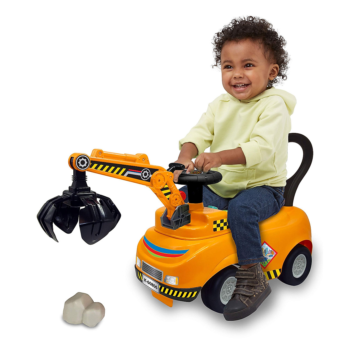 Kiddieland Lights N' Sounds Activity Crane Truck Ride-on