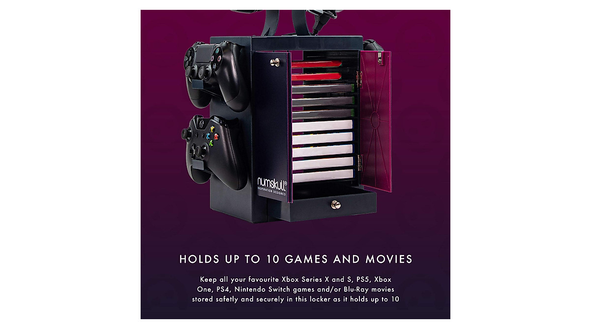 Numskull Gaming Locker: Ultimate Stand for Pro Gamers