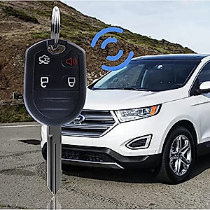Key Fob Replacement Fits for Ford Explorer 2001-2015 Mustang 2005-2014 Expedition 2003-2017 Edge 2007-2015 Focus 2006-2011 Mercury Sable 2000-2009 Mazda Car Keyless Entry FCCID: CWTWB1U793 Pack of 1