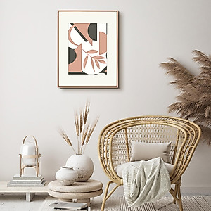 Frametory, 16x20 Metal Picture Frame with Mat for 11x14 Picture & Real Glass, Aluminum Photo Frame Collection (Rose Gold, 1 Pack)