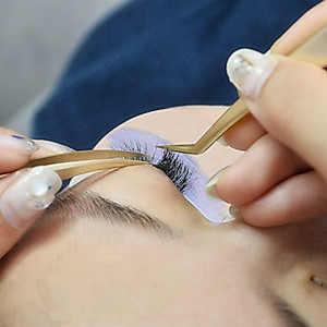 6 Rolls Lash Extension Under Eye Tape EBANKU Breathable Fabric Eyelash Tape Micropore Adhesive Tape for Eyelashes Extension Supply Individual Eye Lashes Tools (Purple)