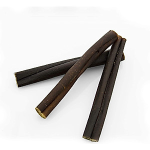 Barkworthies 95% Collagen Beef Sticks for Dogs - 2 Pack Odor Free Bully Sticks 6 inch - Grain Free, Rawhide Free, Natural Dog Chews for Puppy Teething, Dog Training, and Aggressive Chewer & E-Book