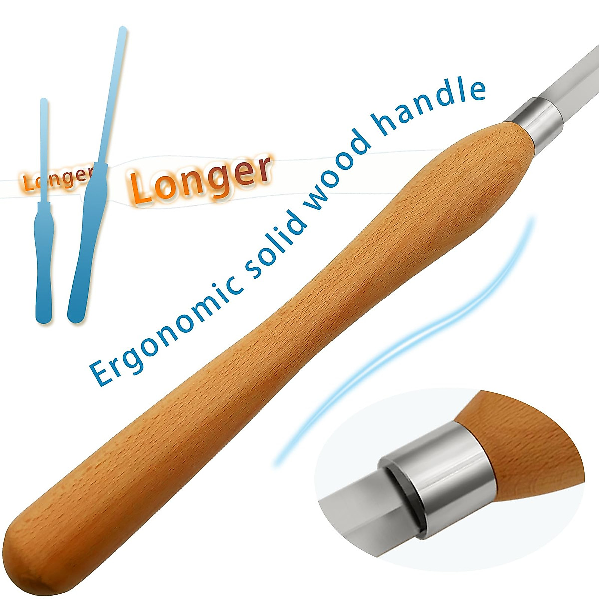 Bundle of 3/16 inch Diamond Parting Tool and 8 inch 600 Grit CBN Grinding Wheel