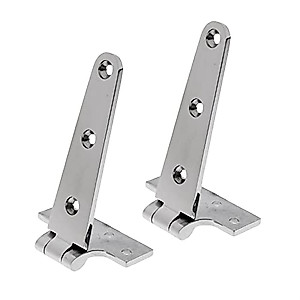 T-Hinge,Metal Tee Hinge, 2pcsT Hinges, Gates, Thicker Hinges, Heavy Duty Hinges for Wooden Fences, Sheds, Wooden Boxes, Garden Gates, Cabins, Warehouse Doors