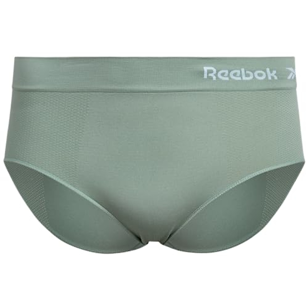 Reebok Women's Plus Size Hipster Panties - 4 Pack Performance Seamless Underwear for Women, Made to Fit Your Curves (1X-3X), Size 3X, Green/Lily/Black/Black