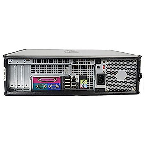 DELL Desktop Computer Package with WiFi, Dual Core 2.0GHz, 80GB, 2GB, Windows 10 Professional, DELL 17in Monitor (Renewed)']