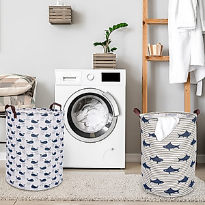 Seebel Strorage Basket,Nursery Hamper Canvas Laundry Basket Foldable with Waterprrof PE Coating Foldable Home Organizer for Kids Boys and Girls,Office,Bedroom,Clothes,Toys-Yellow Grid, Flower