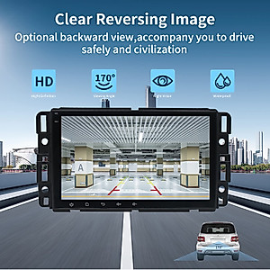 2023 New Android 12 Replacement Radio for Chevy Silverado GMC Acadia Buick Enclave Car Stereo,Bruynic 8" IPS Touchscreen Head Unit With Car Play, Android Auto & Mirroring Come with a AHD Backup Camera