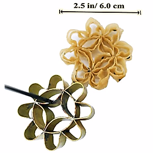 DOK JOK Cookie Bouquet Sunflower 2.5 Inch Diameter Crispy Biscuit Mould Brass Blossom Lotus Flowers Shaped Mold Maker Thailand Dessert Come with Thaise Thailndsk Thai Kanom Recipe Amazon