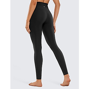 CRZ YOGA Women's Naked Feeling I Workout Leggings 28 Inches - High Waisted Full-Length Yoga Pants Black Medium