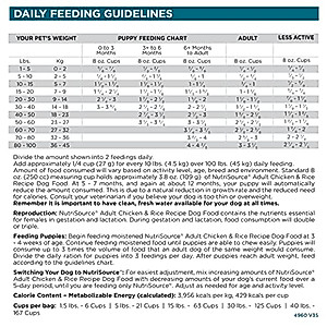 NutriSource Adult Dog Food, Made with Chicken and Rice, with Wholesome Grains, 30LB, Dry Dog Food