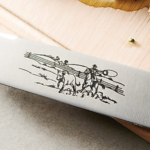 Tramontina Gaucho Style Knife w/Leather Sheath 7inch, 80905/012DS