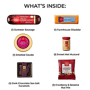 Hickory Farms Favorite Flavors Gift Box | Gourmet Food Gift Basket Perfect For Family, Birthday, Sympathy, Congratulations Gifts, Retirement, Thinking of You, Business and Corporate Gifts