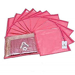 Kuber Industries Single Packing Saree Cover 24 Pcs Set