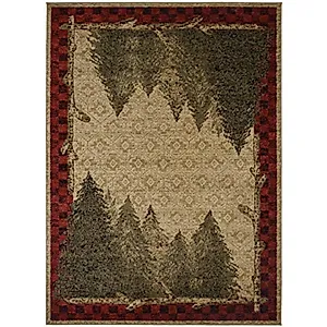 Mayberry Rugs Forest Area Rug, 5'3"x7'3", Antique