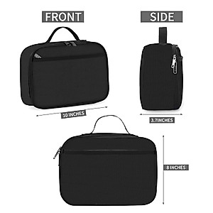 rickyh style Lunch Box with Padded Liner, Spacious Insulated Lunch Bag Durable Thermal Lunch Cooler Pack with Strap for Boys Girls Adults School Sports Beach Picnic Work Camp,2 Pocket (LBhei)