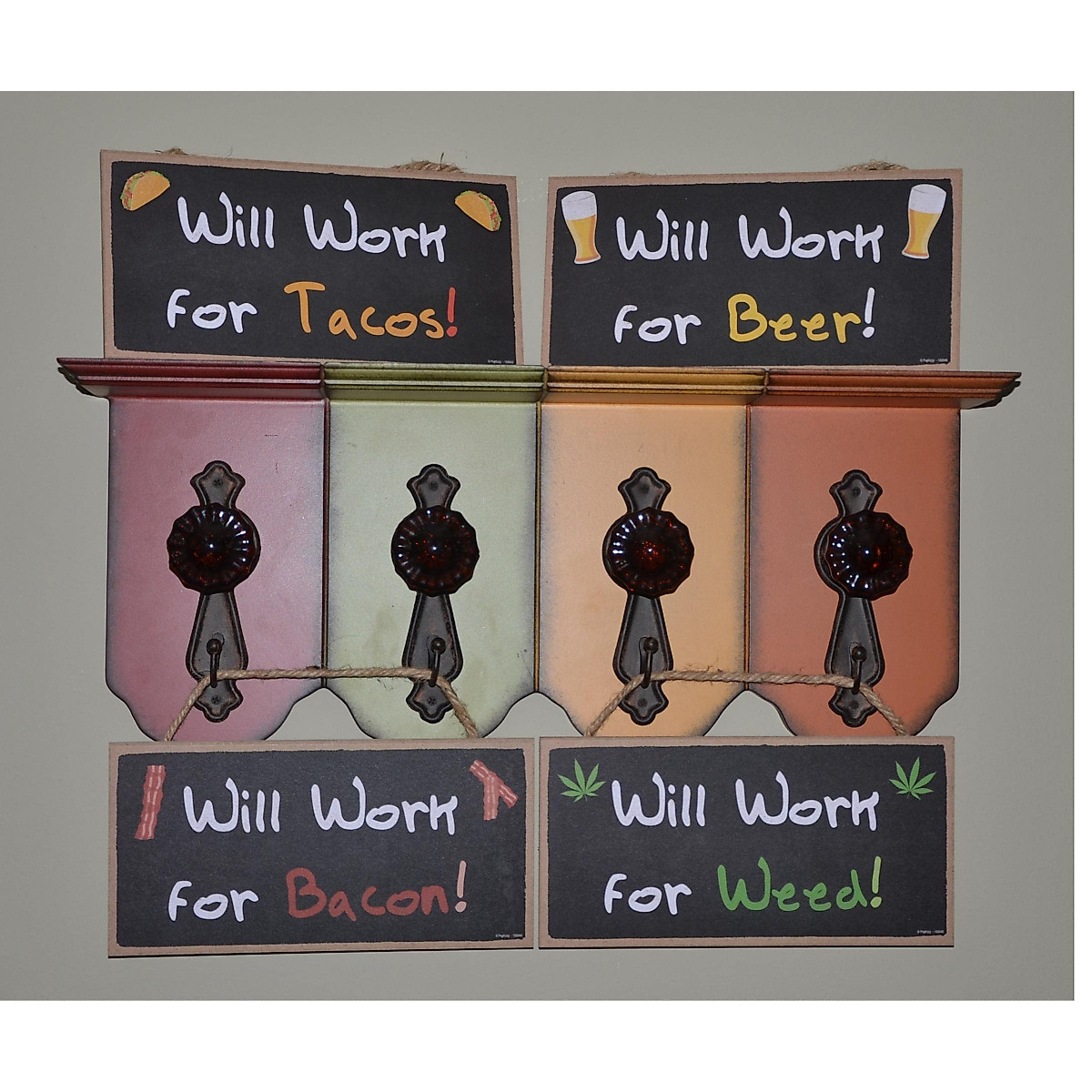 Popfizzy Tacos Sign, Taco Tuesday Sign, Funny Taco Gifts for Taco Lovers, Taco Decorations, Taco Themed Gifts