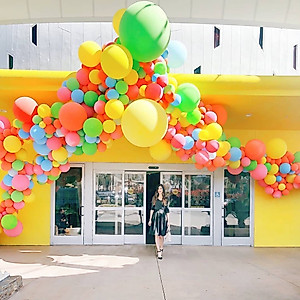 Ponamfo Green Balloons Garland Kit - 154 Pcs 5/10/12/18 Inch Latex Balloon Arch Kit as Birthday Party Balloons Gender Reveal Balloons Baby Shower Balloons Wedding Anniversary Bridal Shower Party